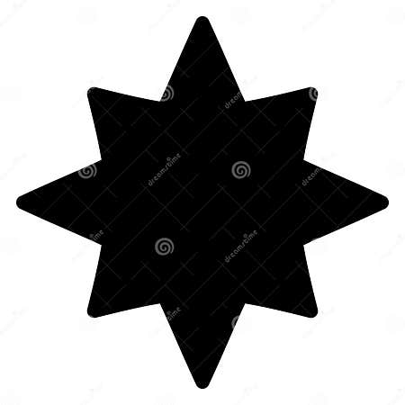 Multi Pointed Star Design Element Stock Vector - Illustration of multi ...