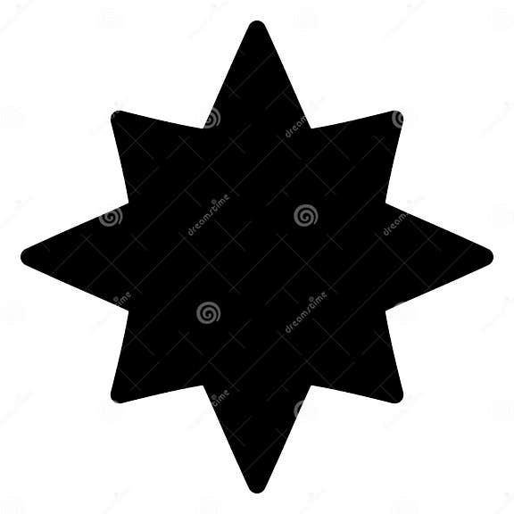 Multi Pointed Star Design Element Stock Vector - Illustration of multi ...