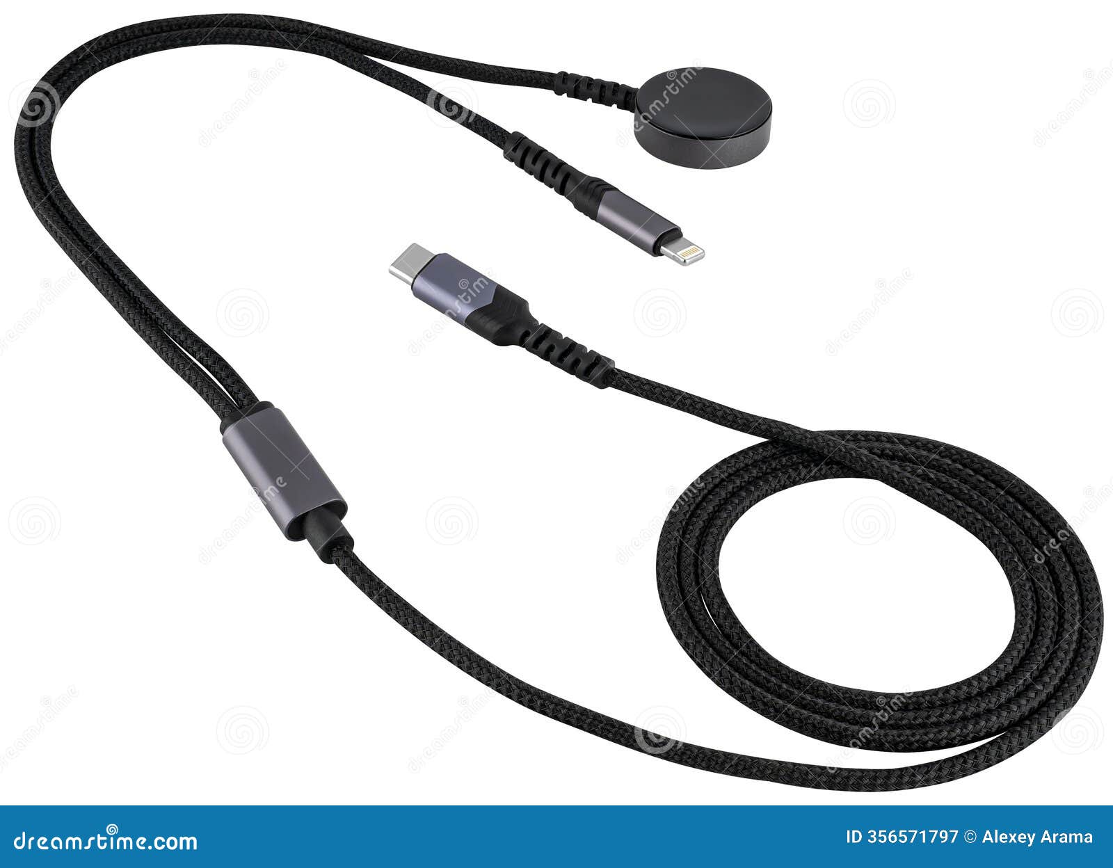 Multi-purpose Cable with Lightning, Type-C and Wireless Charging ...