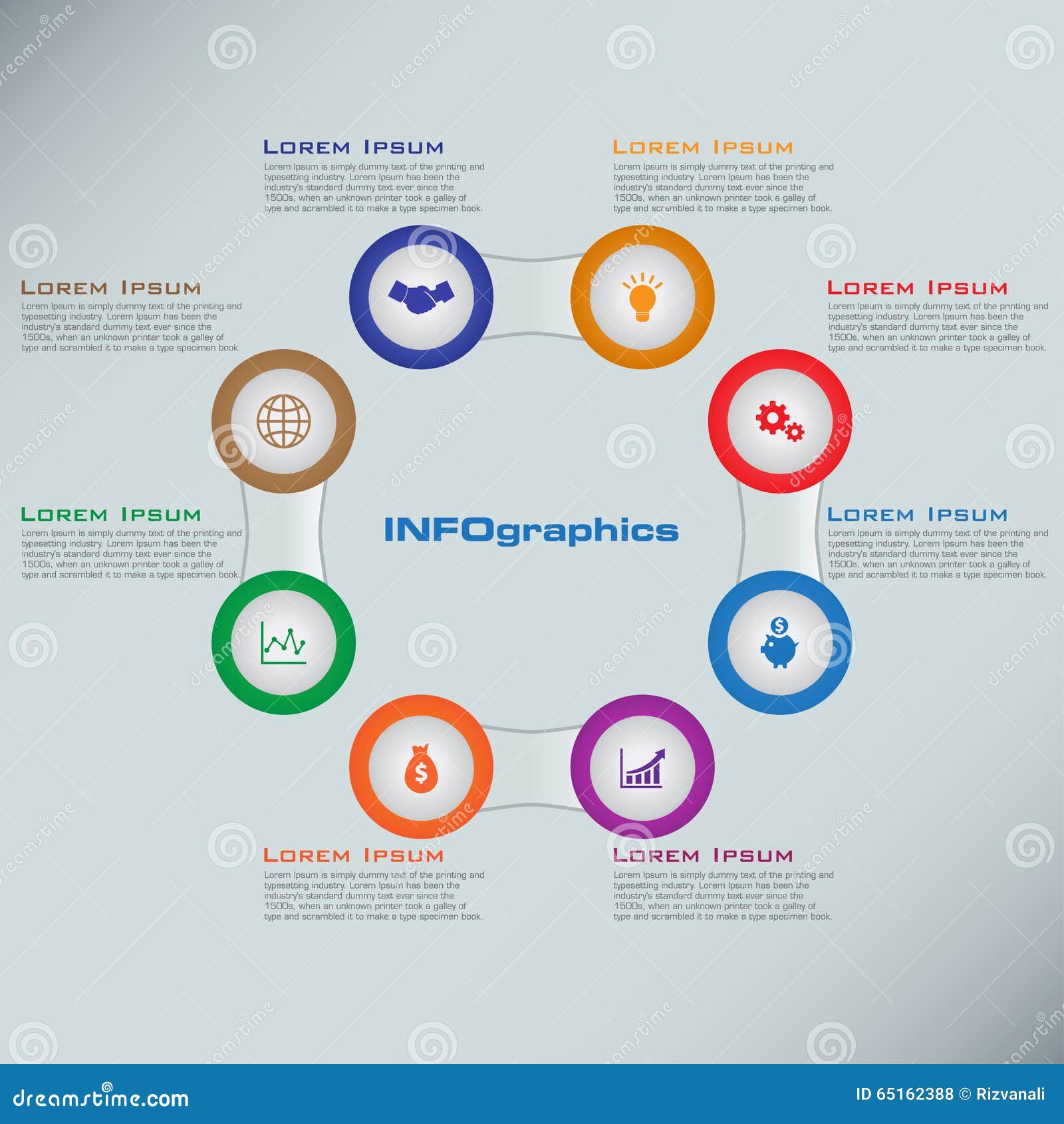 Multi Purpose Infographic Vector Design Template Stock Vector ...