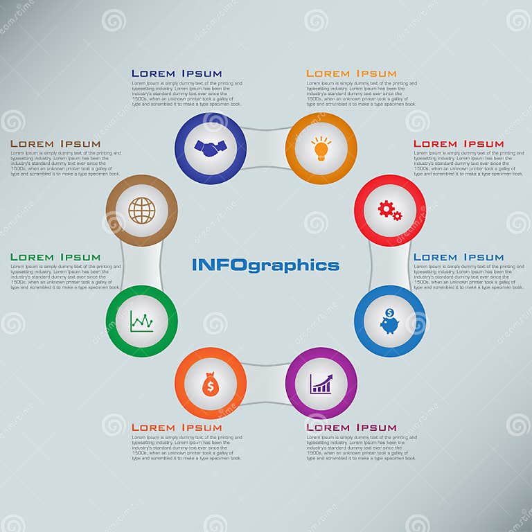 Multi Purpose Infographic Vector Design Template Stock Vector ...