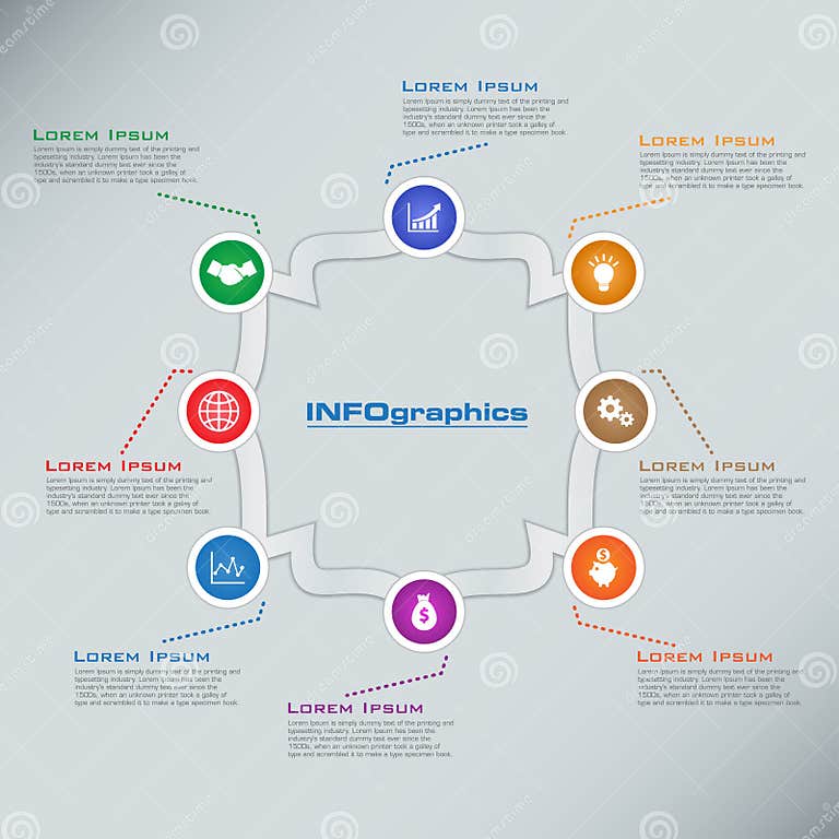 Multi Purpose Infographic Vector Design Template Stock Vector ...