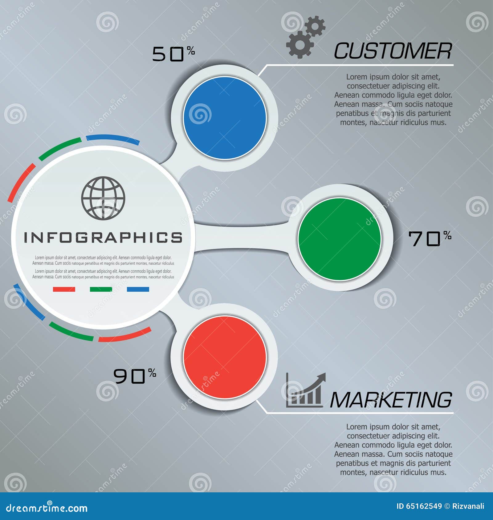 Multi Purpose Infographic Vector Design Template Stock Vector ...