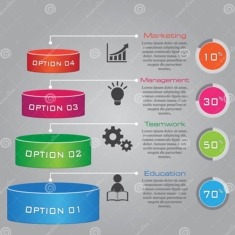 Multi Purpose Infographic Vector Design Template Stock Vector ...