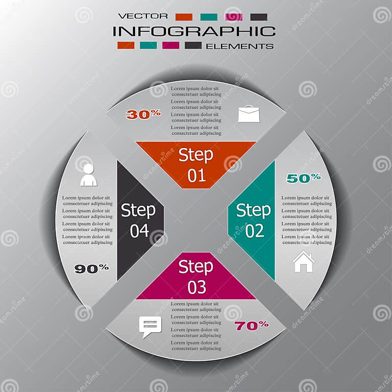 Multi Purpose Infographic Vector Design Template Stock Vector ...