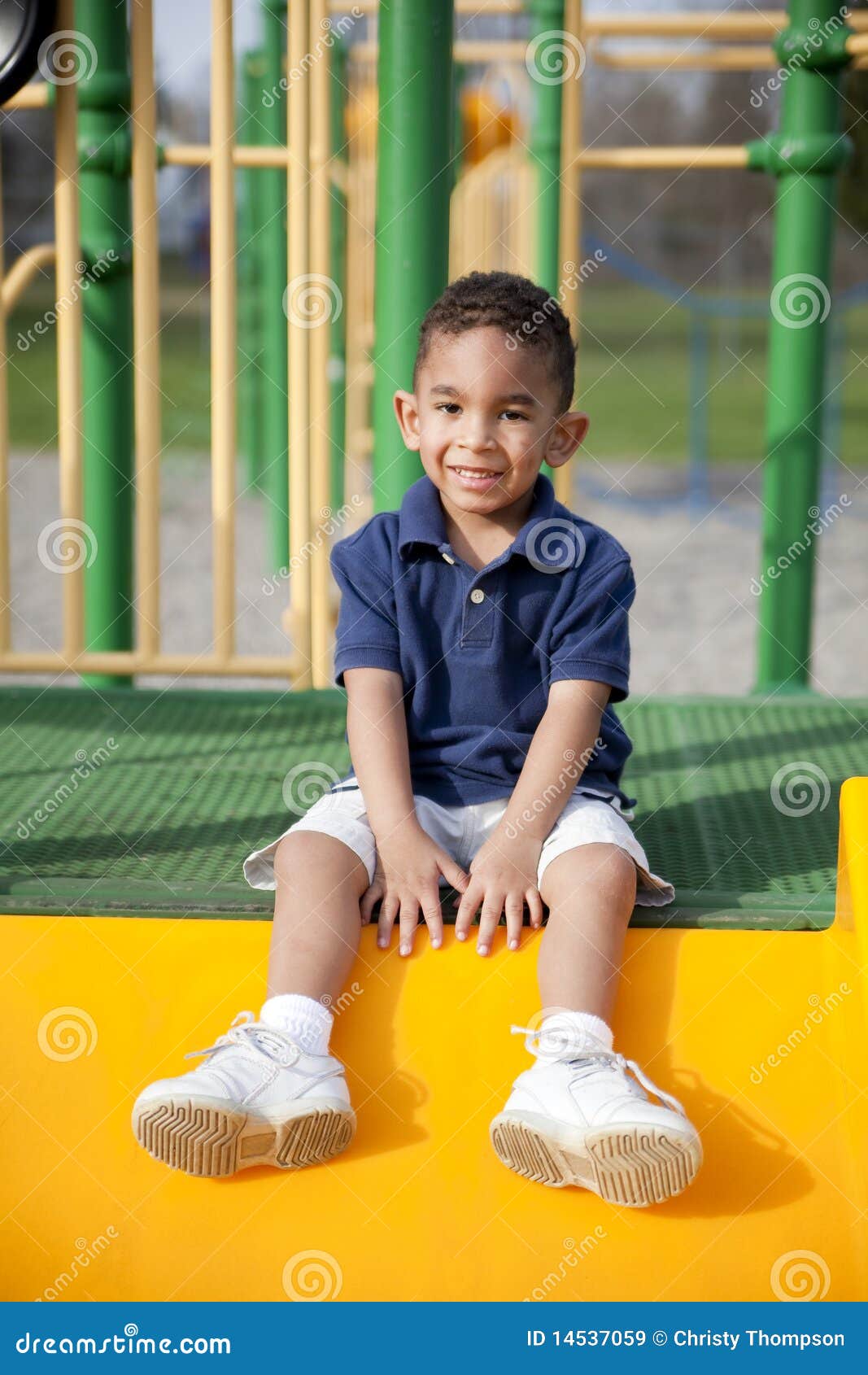 Multi-racial Boy at the Park Stock Image - Image of diversity, happy ...