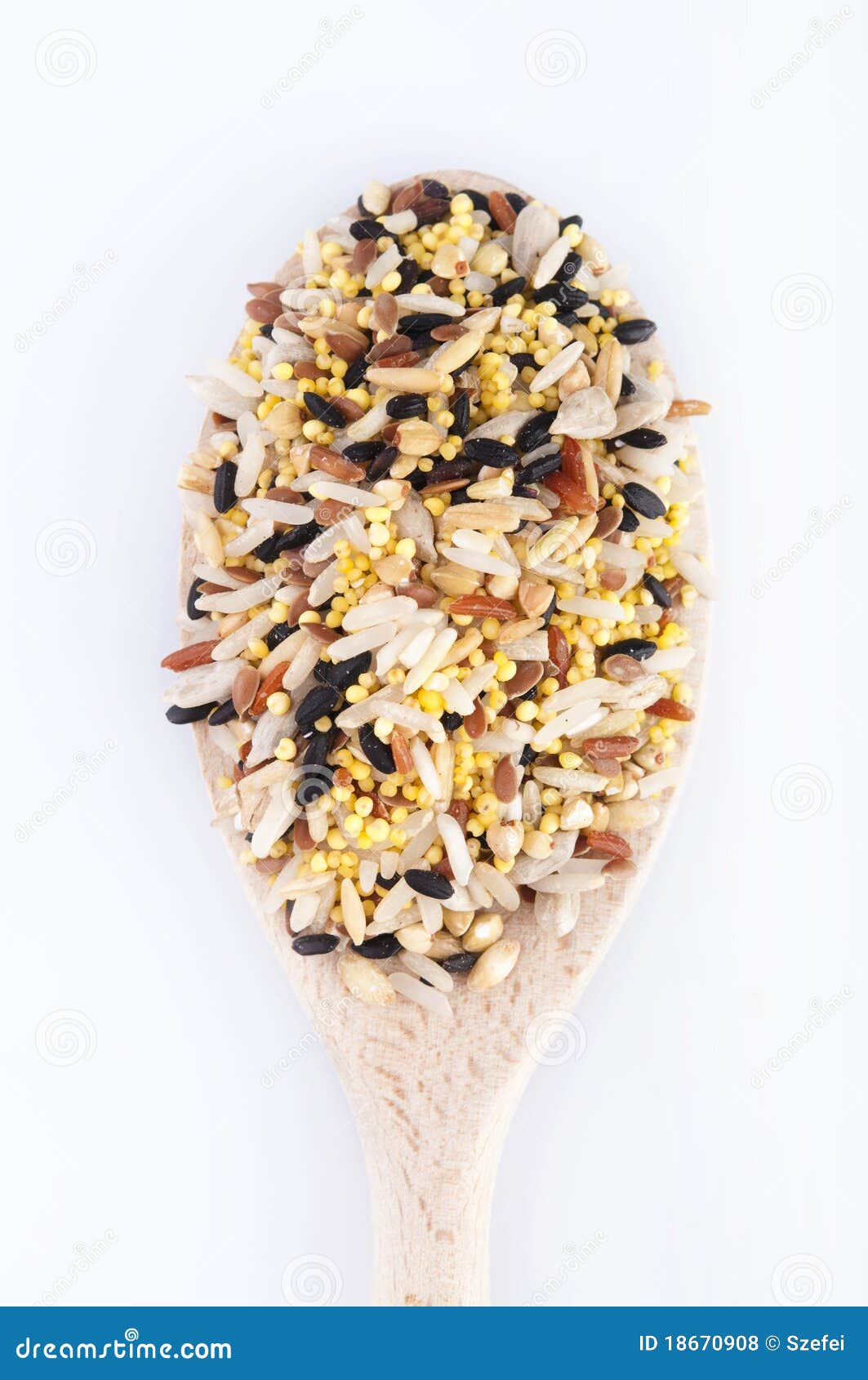 Multi Raw grains stock photo. Image of macro, harvest - 18670908