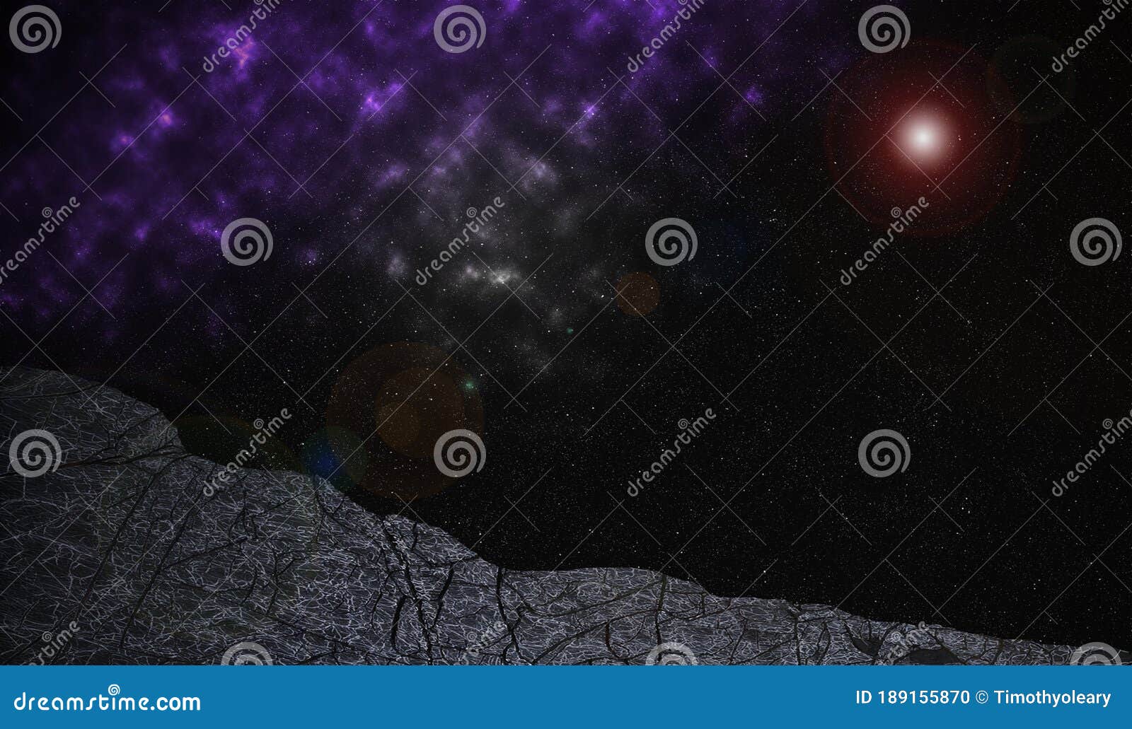 Multi Ringed Planet or Celestial Object in Deep Space Stock ...