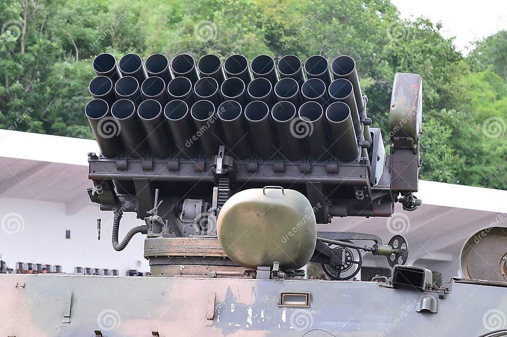 Multi Rocket Launcher System Prepare To Test Editorial Stock Image ...