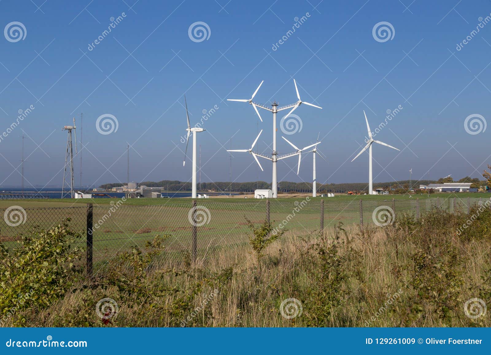 Multi-rotor wind turbine editorial stock image. Image of multirotor ...