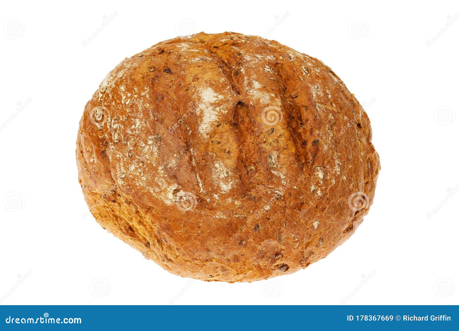Multi seed loaf stock image. Image of loaf, baked, isolated - 178367669