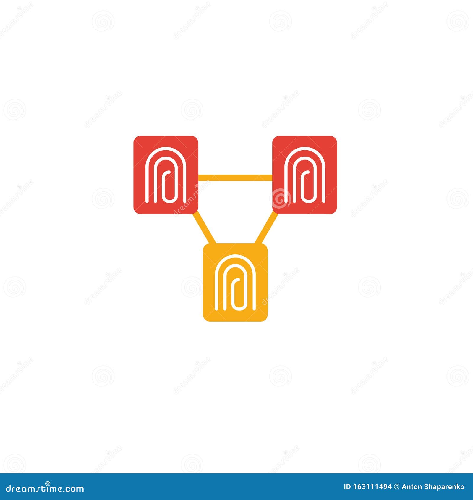 Multi-Signature Icon. Creative Two Colors Design From Crypto Currency ...