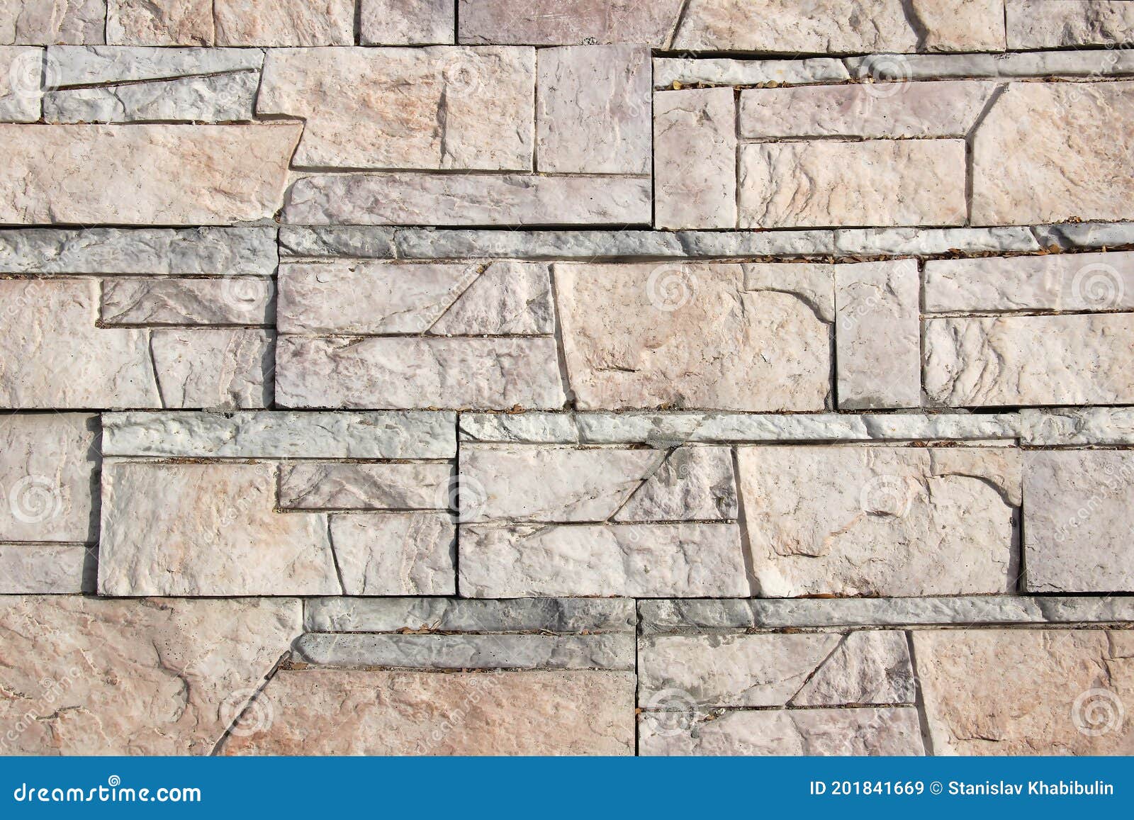 Multi-sized Decorative Marble Block Wall Stock Image - Image of ...