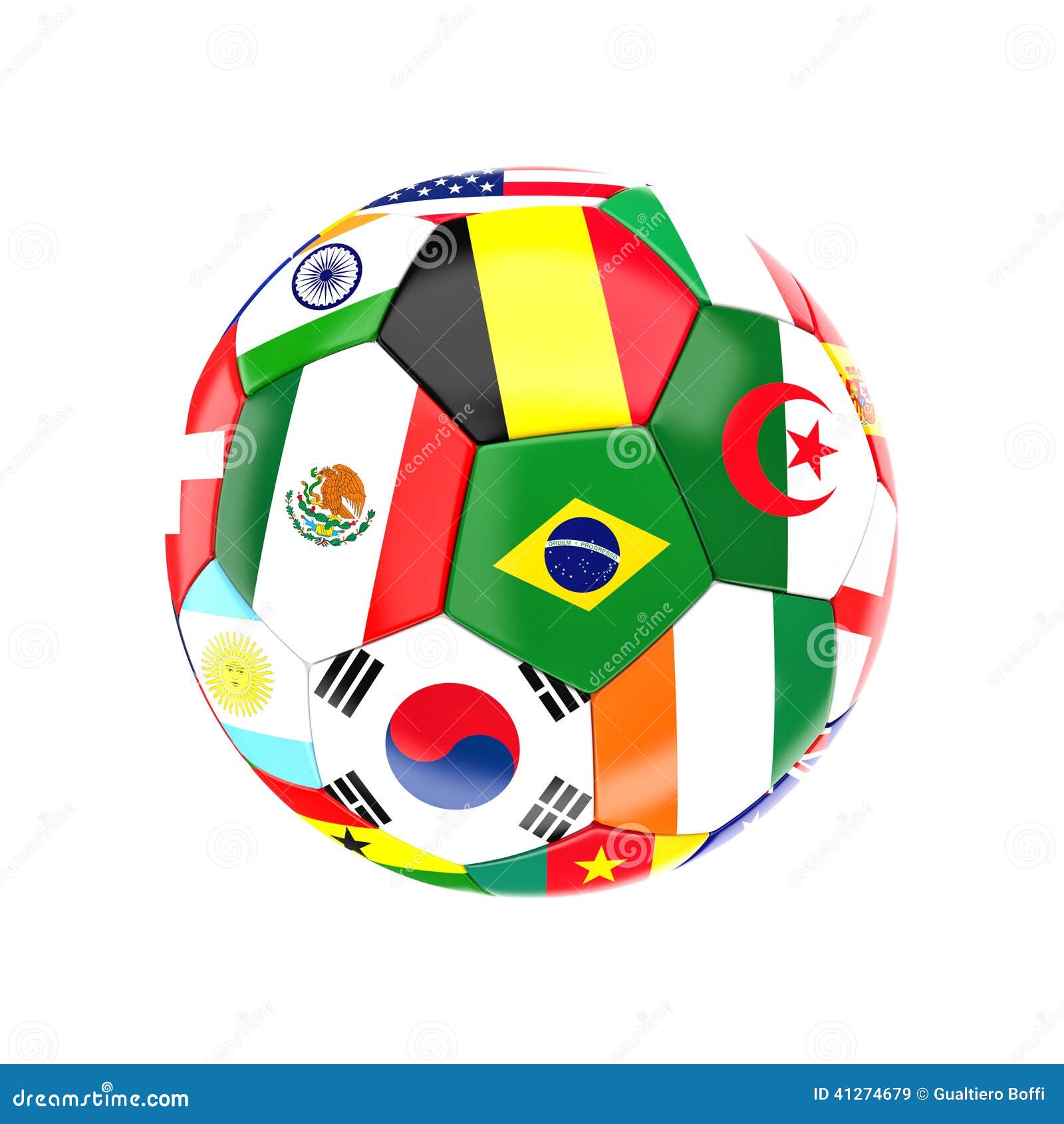 Multi soccer ball stock illustration. Illustration of football - 41274679