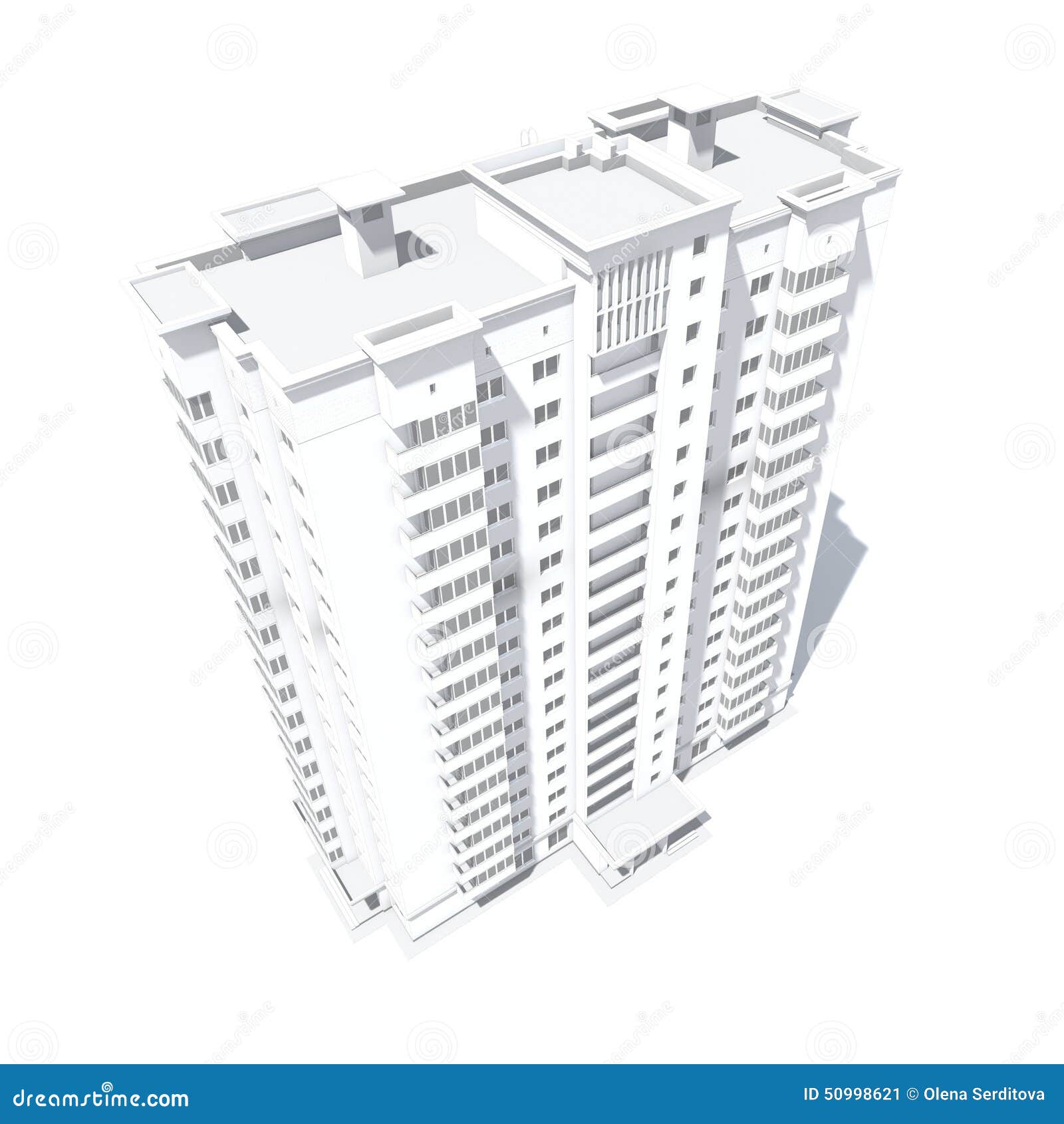 Multi-storey building stock illustration. Illustration of architecture ...