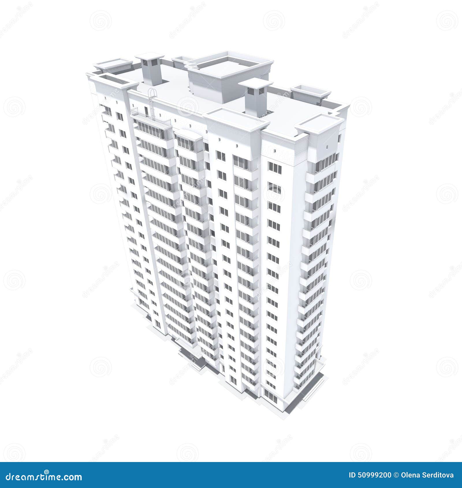 Multi-storey building stock illustration. Illustration of city - 50999200