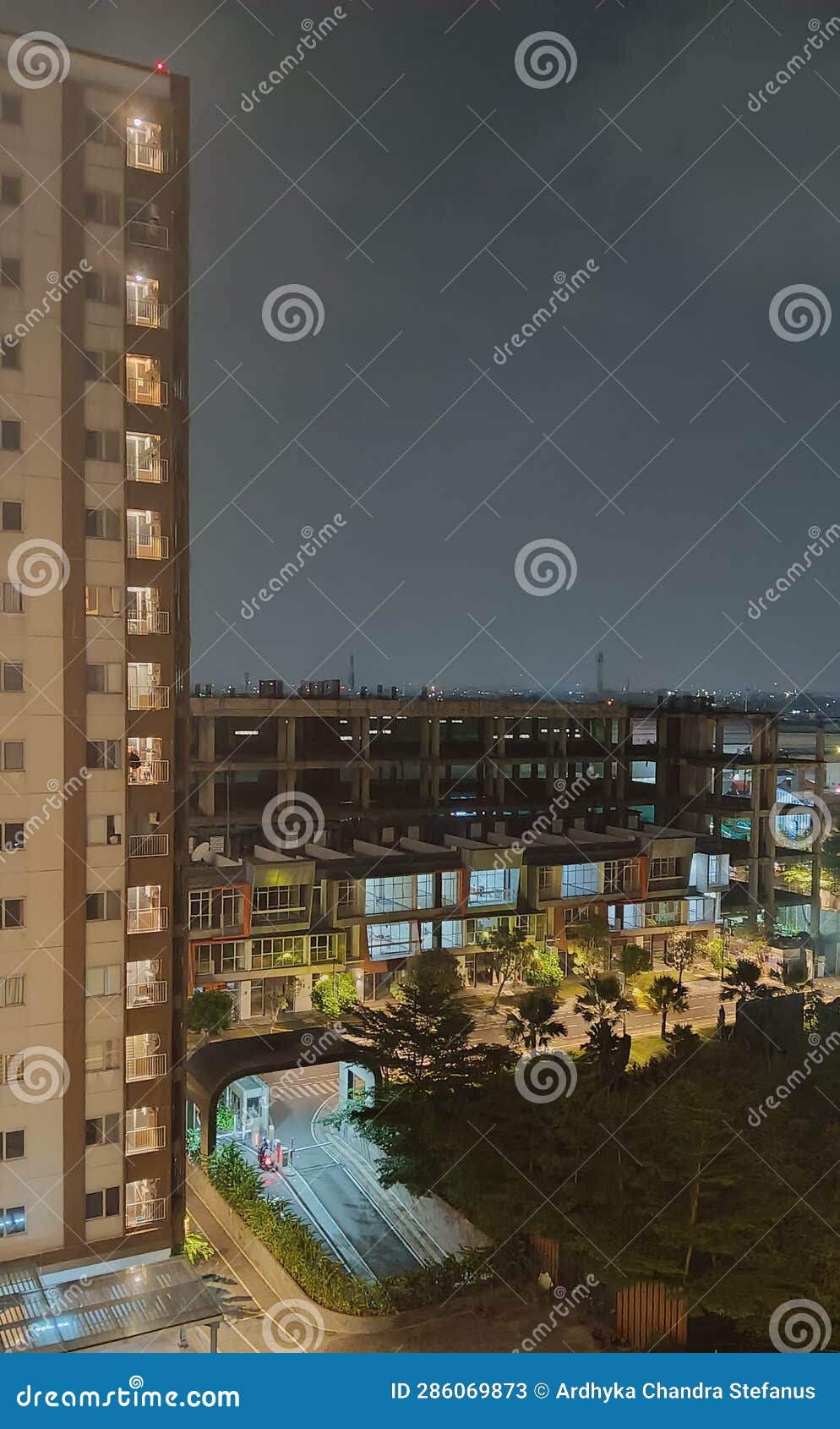 Multi-storey Building with Eyes Looking at Him Stock Image - Image of ...