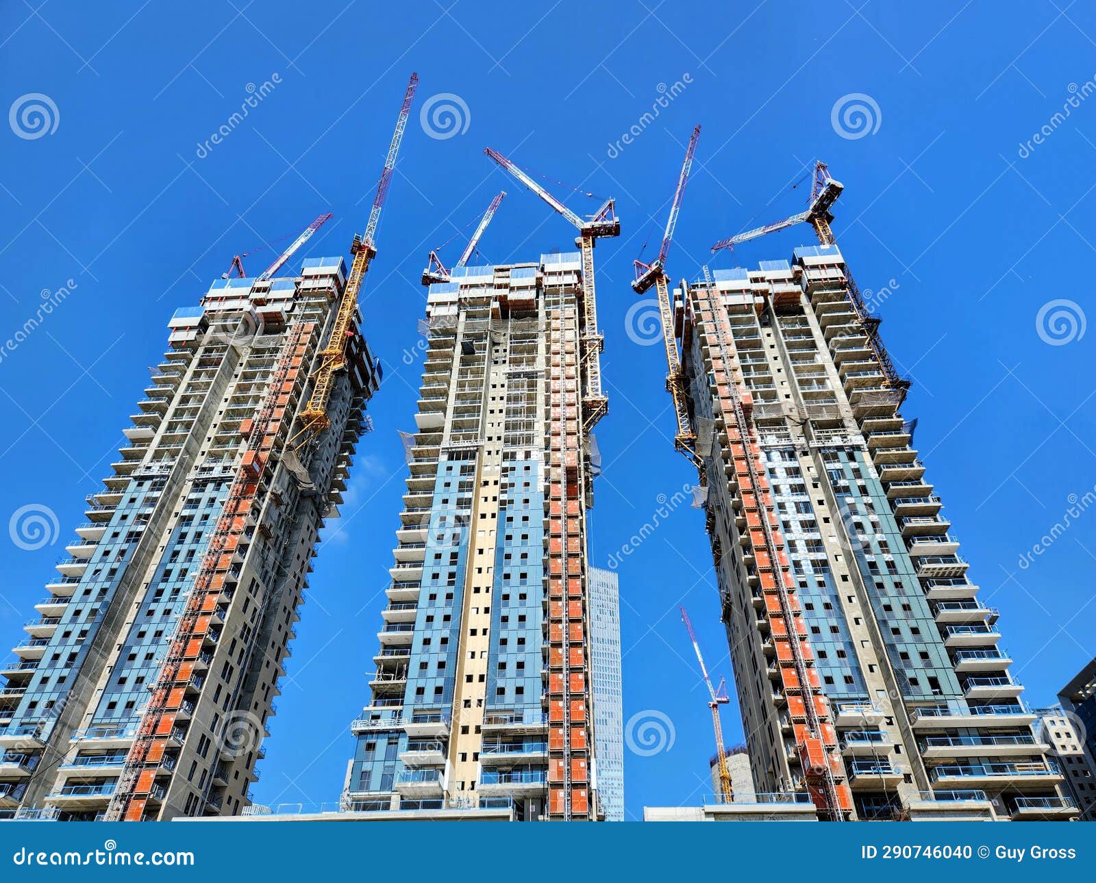 Multi-storey Building Under Construction Stock Photo - Image of multi ...