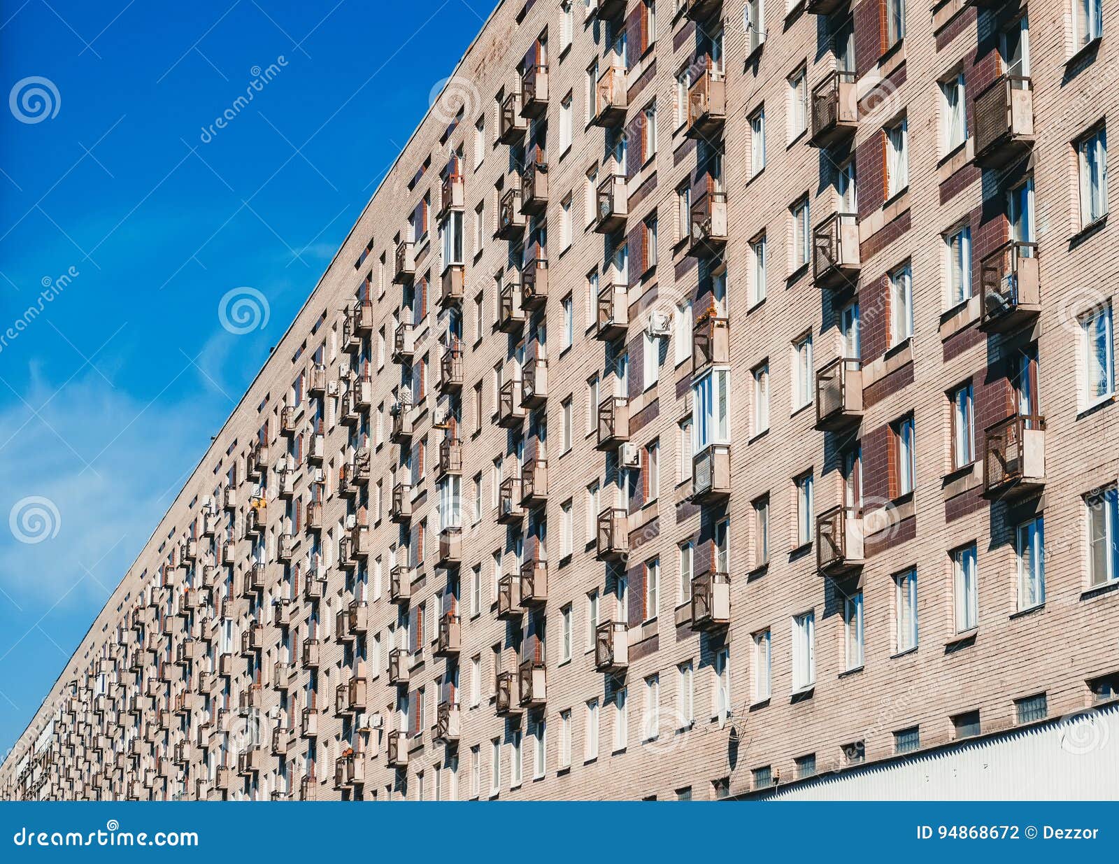 Multi-storey Building. the Urbanization Concept of Overpopulation ...