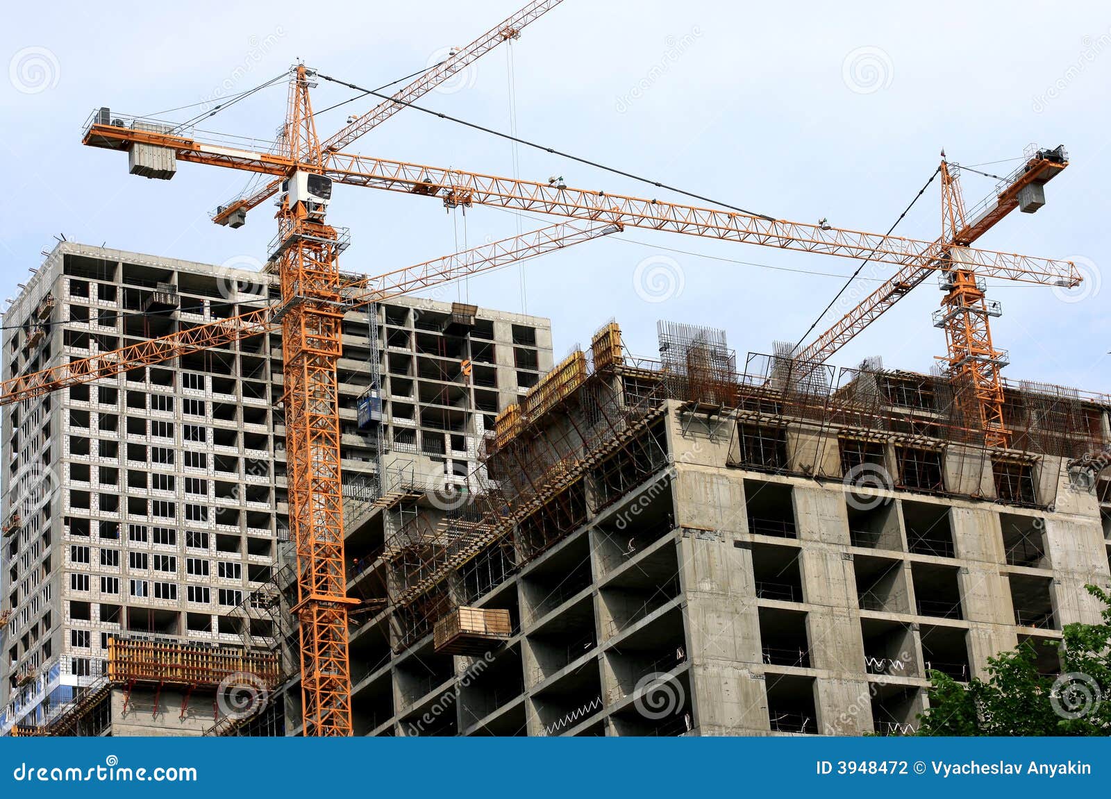 Multi-storey construction stock photo. Image of real, growth - 3948472