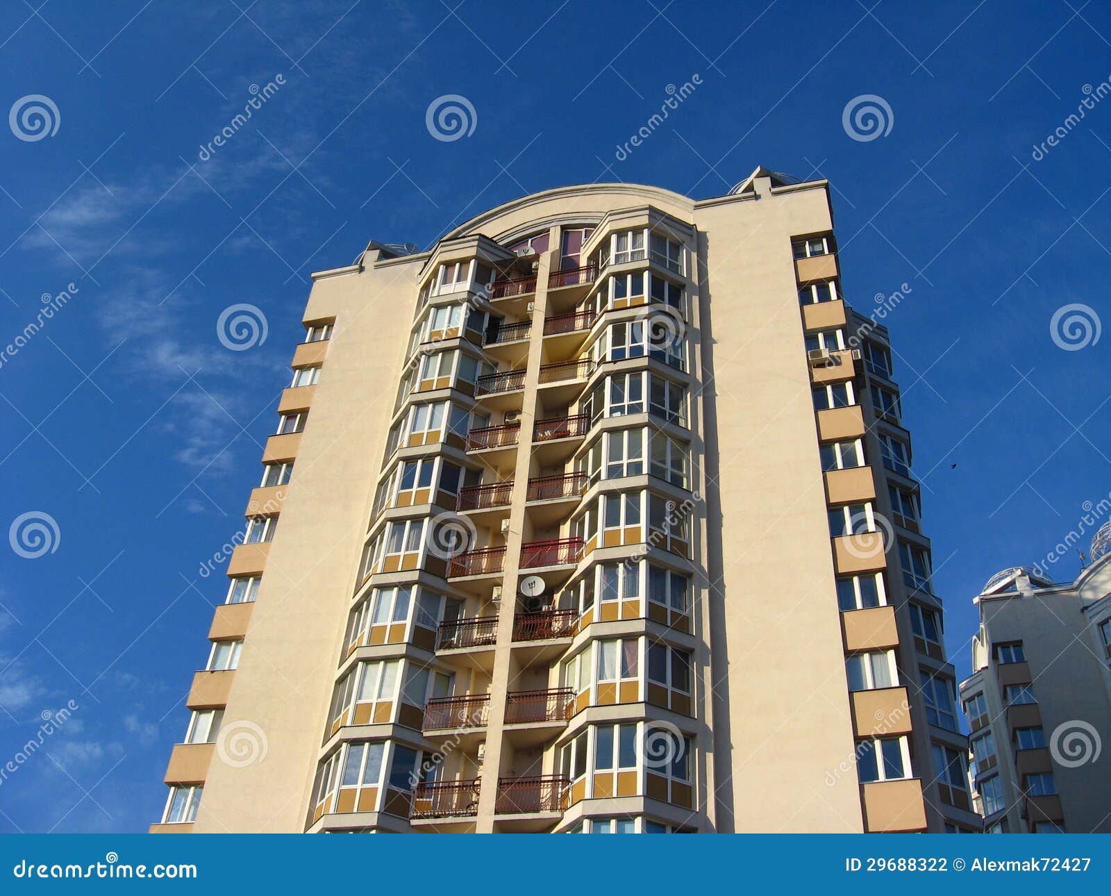 The Multi-storey Modern House Stock Photo - Image of heaven, order ...