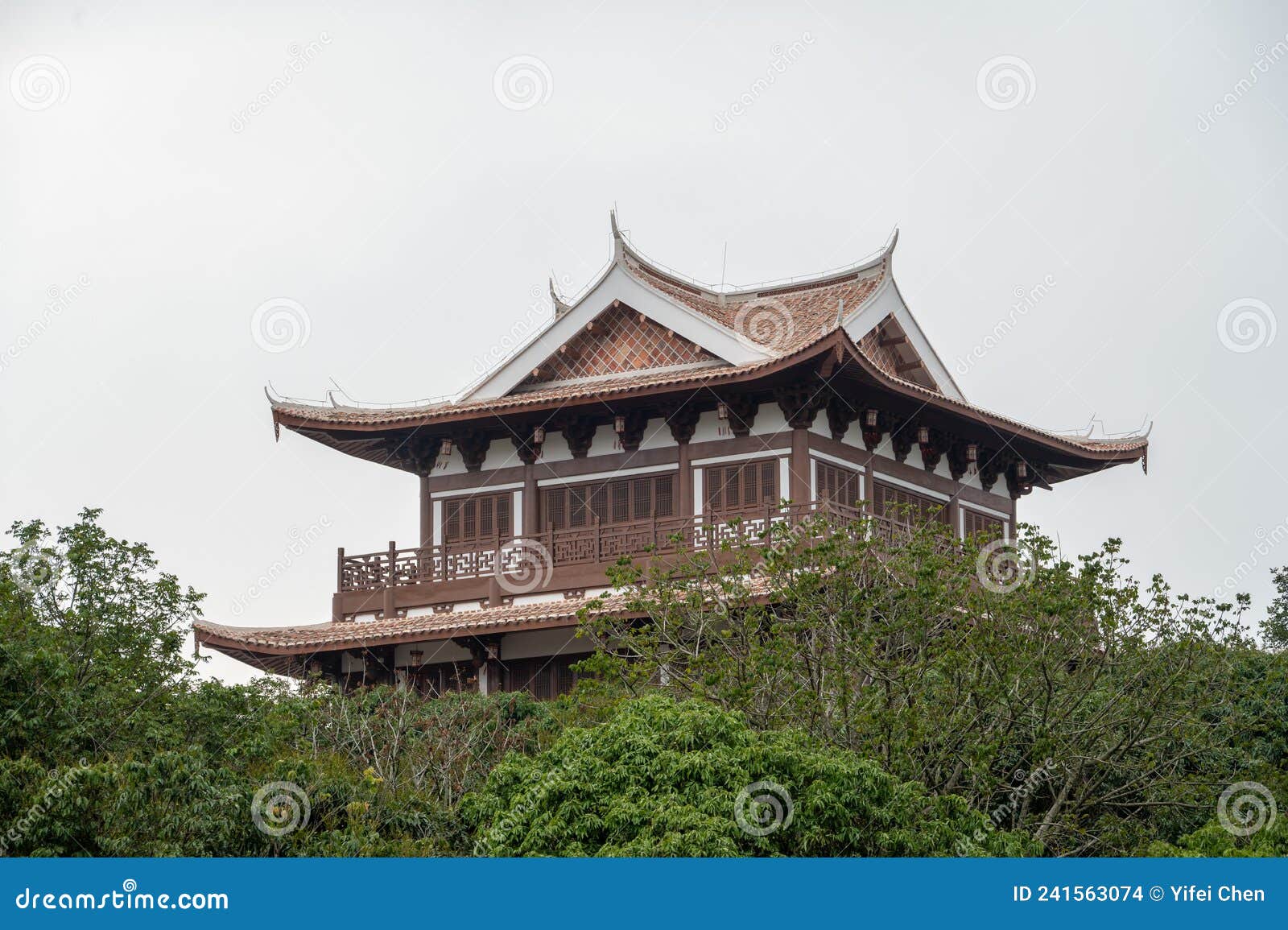 Multi Storey Wooden Traditional Attic Building Stock Photo - Image of ...
