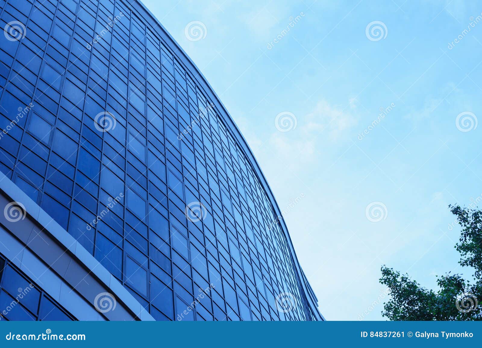 Multi-story Glass Office Building Against the Sky Stock Image - Image ...