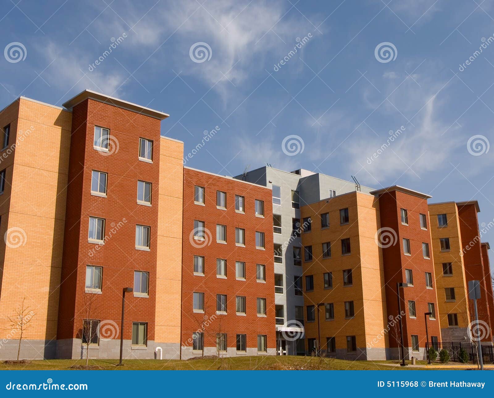 Multi-Surface Building stock photo. Image of orange, residence - 5115968