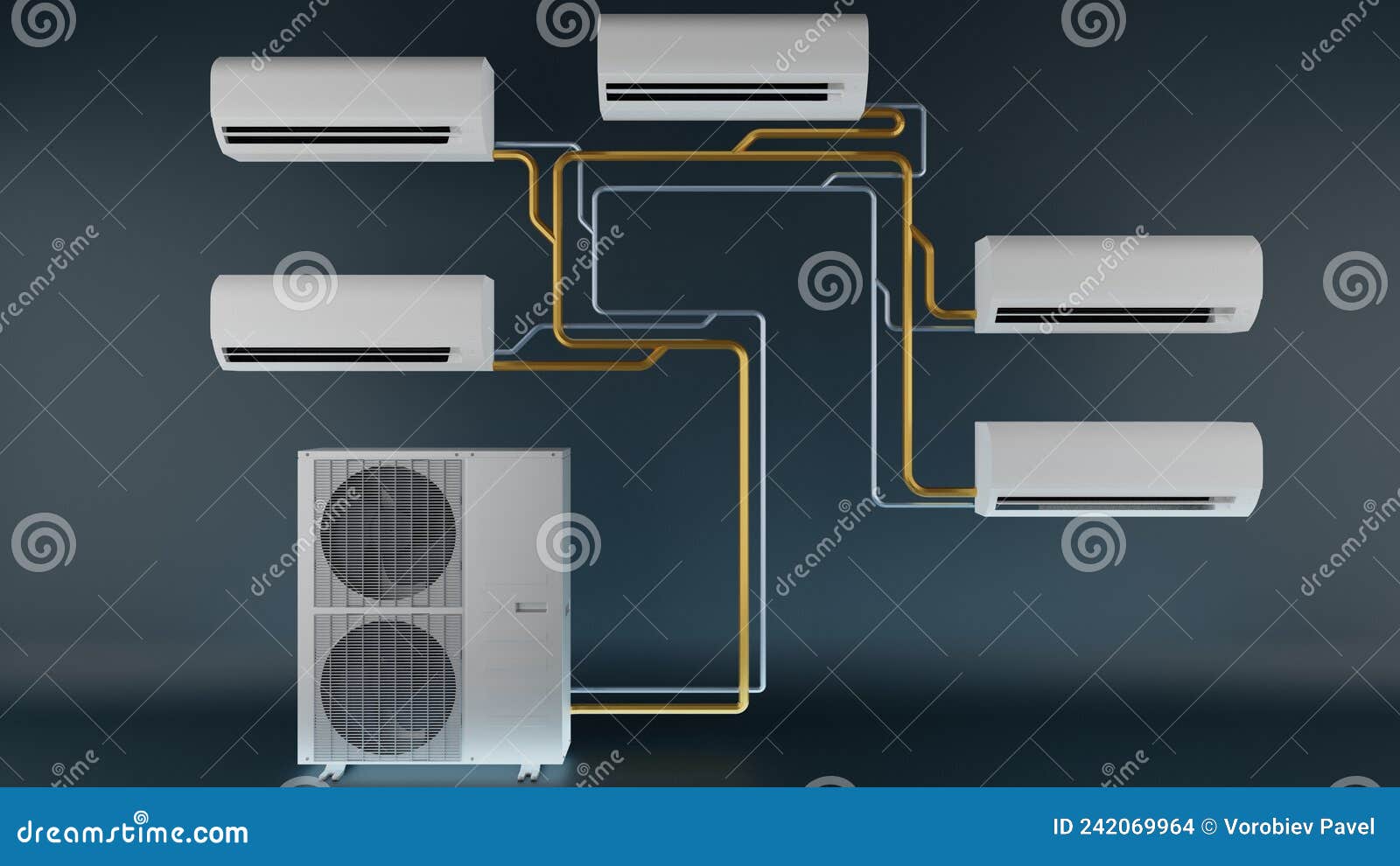 Multi-unit System Line Icons Collection. Integration, Scalability ...