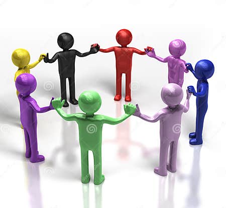 Multi-talented team stock illustration. Illustration of assistance ...