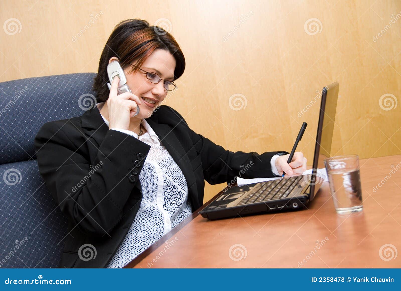 Multi-tasking stock photo. Image of laptop, corporate - 2358478