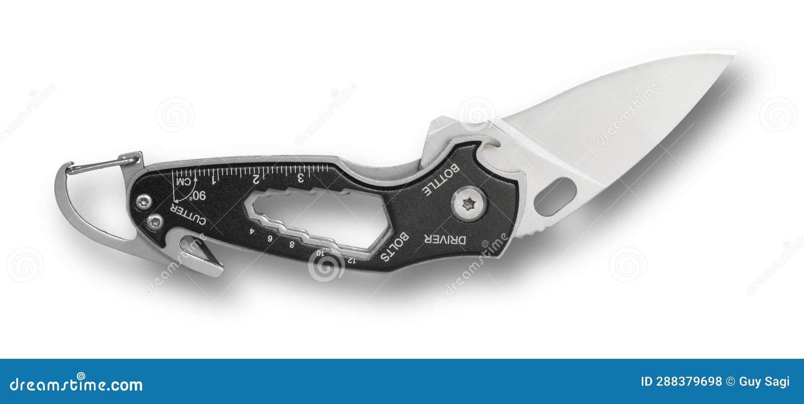 Multi Tool with Folding Knife with Shadow Behind Stock Photo - Image of ...