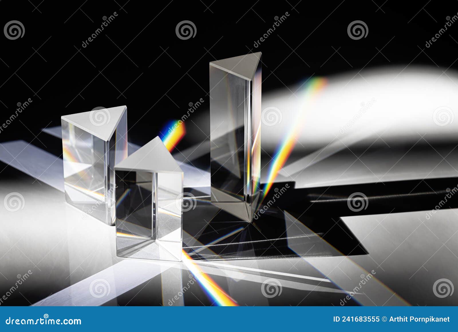 Multi Triangular Prism Dispersing Sun Beam Splitting into a Spectrum on ...