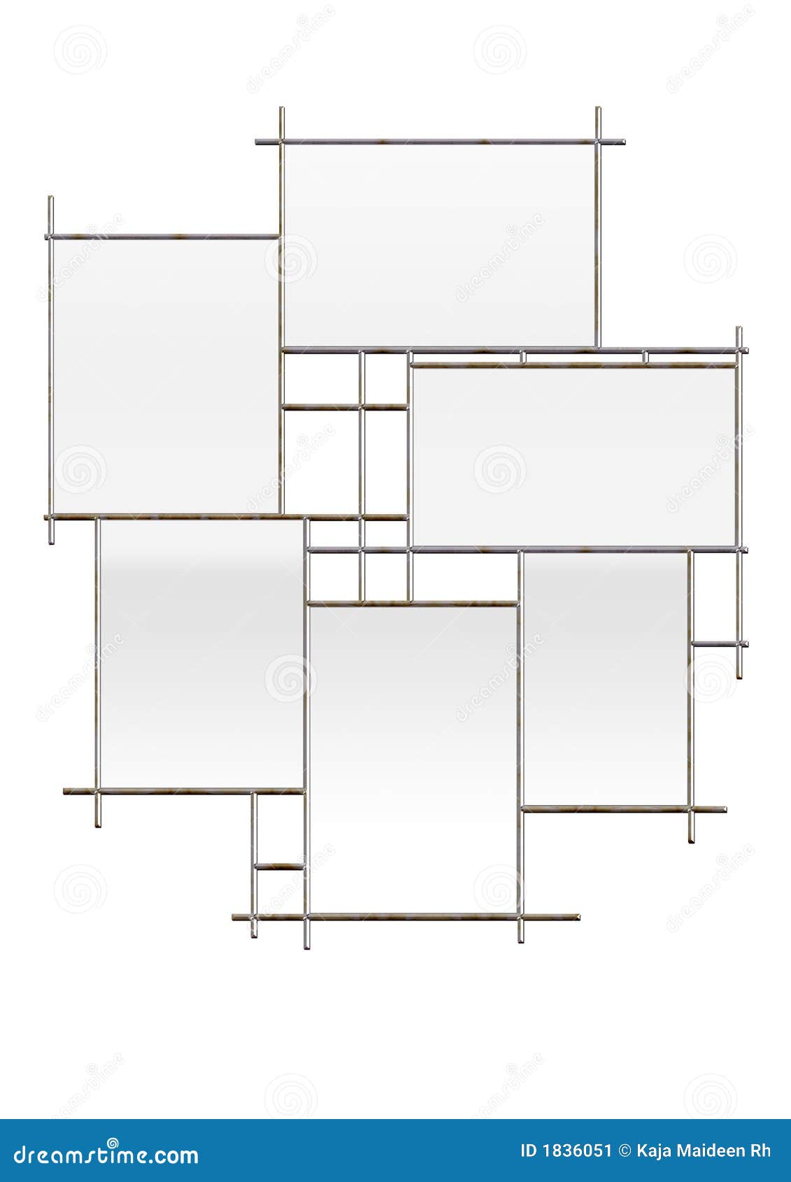 Multi window Frame stock illustration. Illustration of frame - 1836051