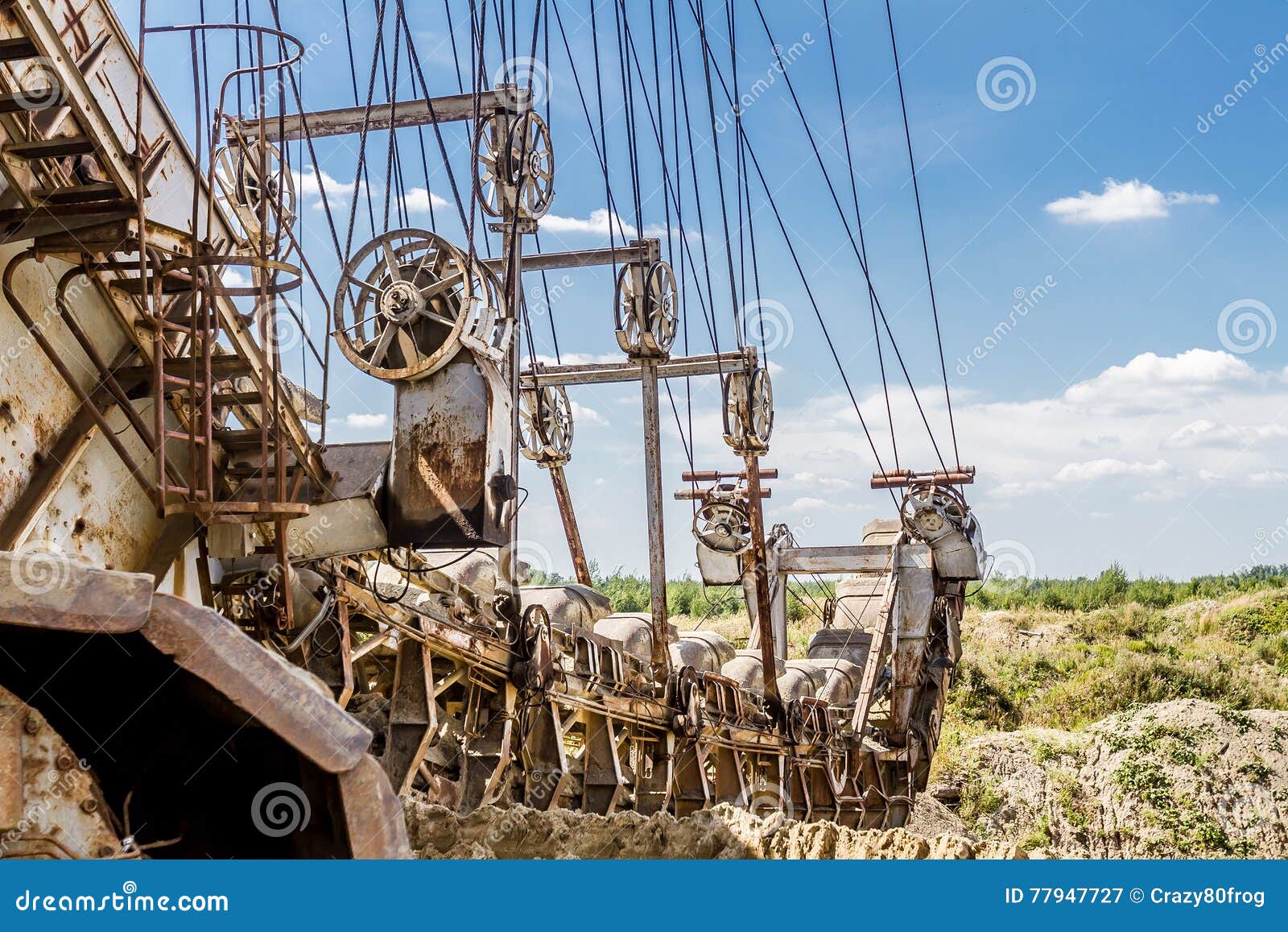 Giant Stacker (absetzer) Takraf Ers 710 Stock Photography ...
