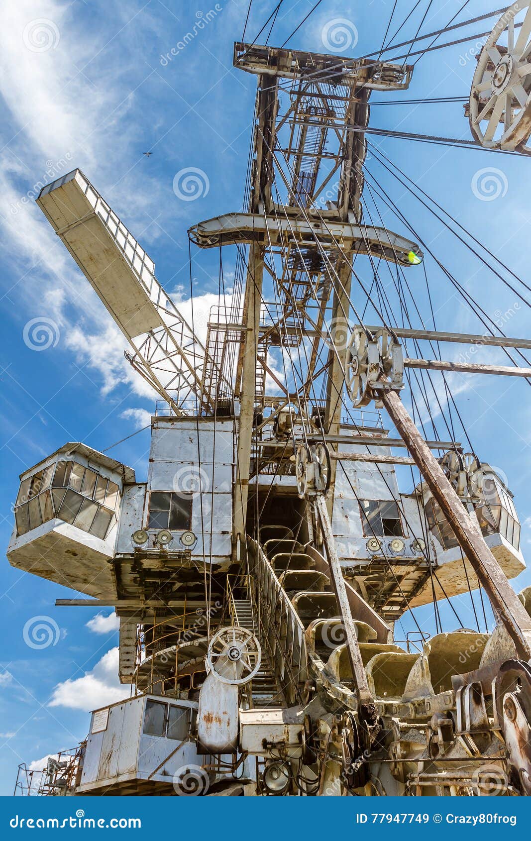 Multibucket Excavator Elements, Giant Stacker Stock Image - Image of ...