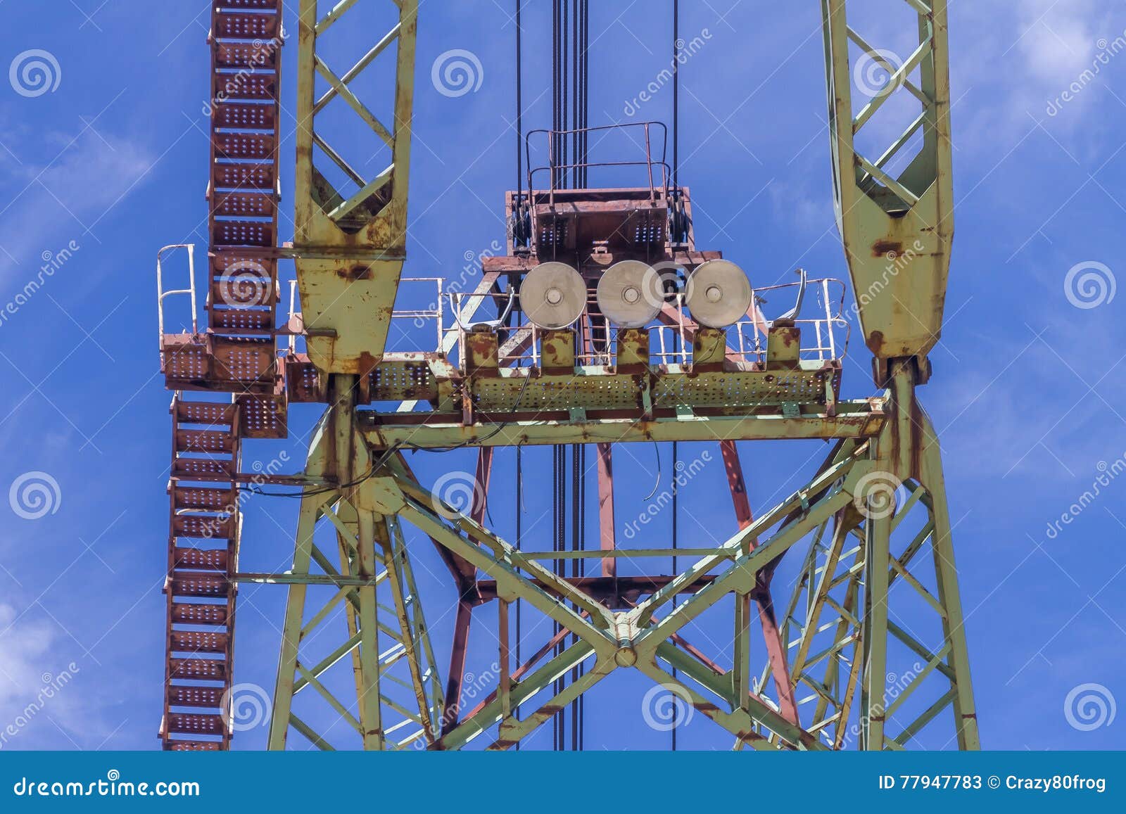 Multibucket Excavator Elements, Giant Stacker Stock Image - Image of ...