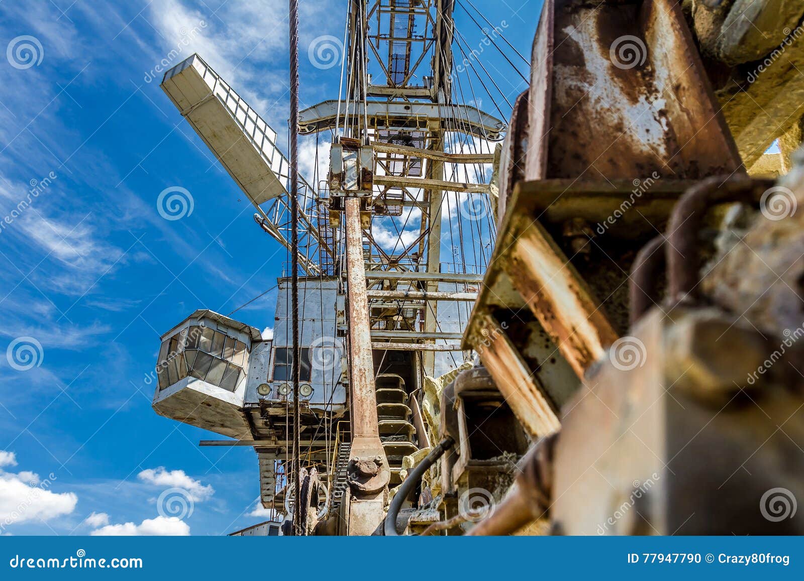 Multibucket Excavator Elements, Giant Stacker Stock Photo - Image of ...
