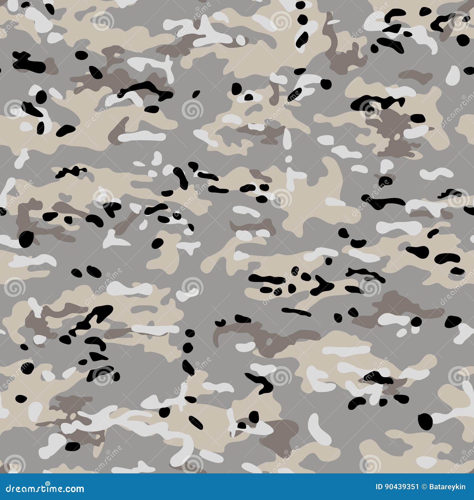 Multicam Camouflage Seamless Patterns Stock Vector - Illustration of ...
