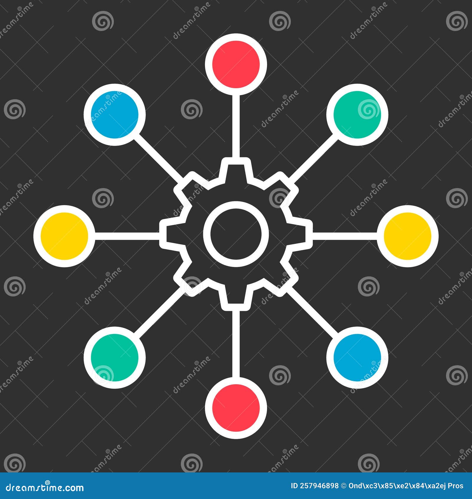 Multichannel Digital Design Icon, Omnichannel Flat Web Symbol, Internet ...