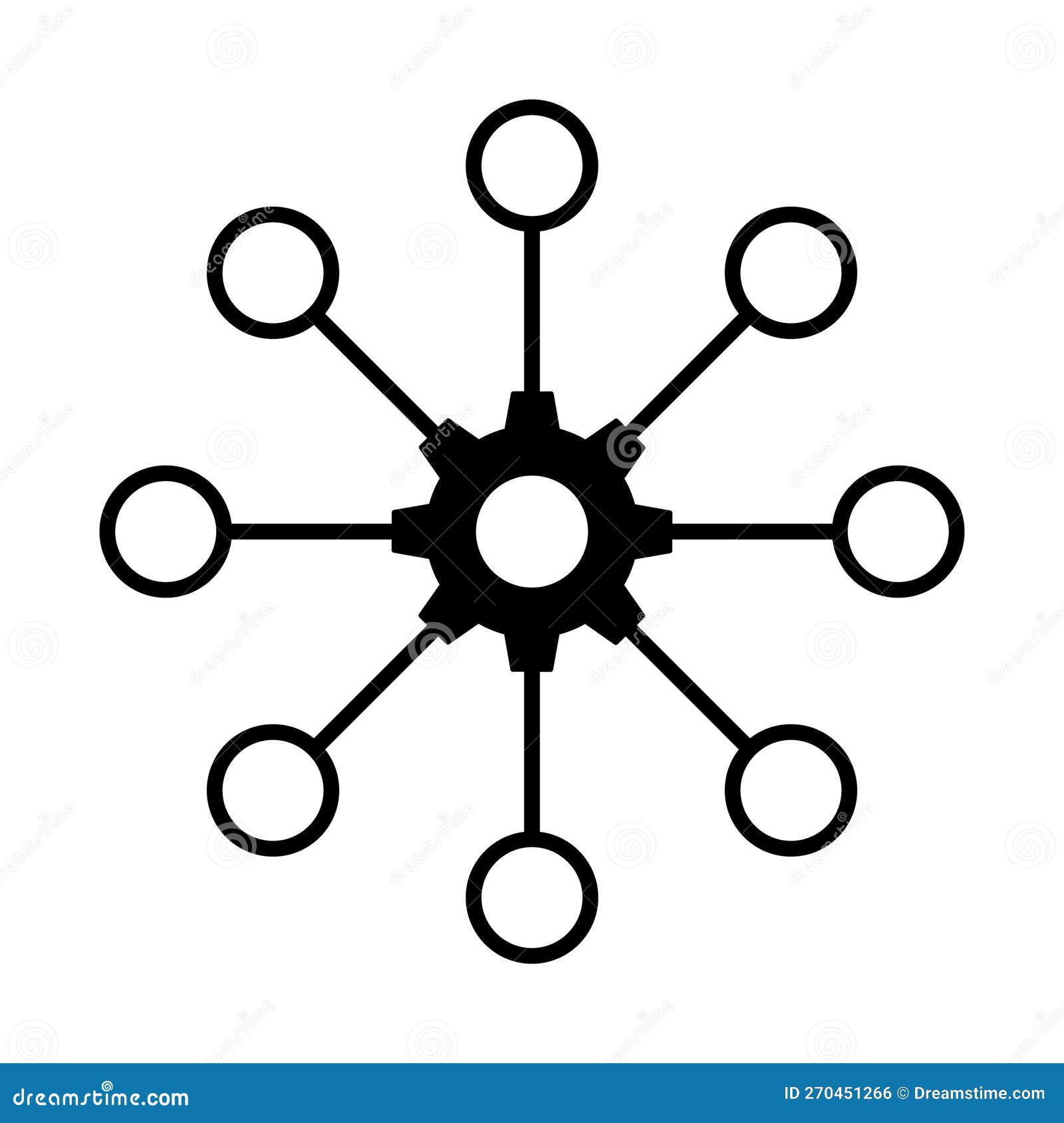 Set Of Multichannel Digital Design Icon, Omnichannel Flat Web Symbol ...