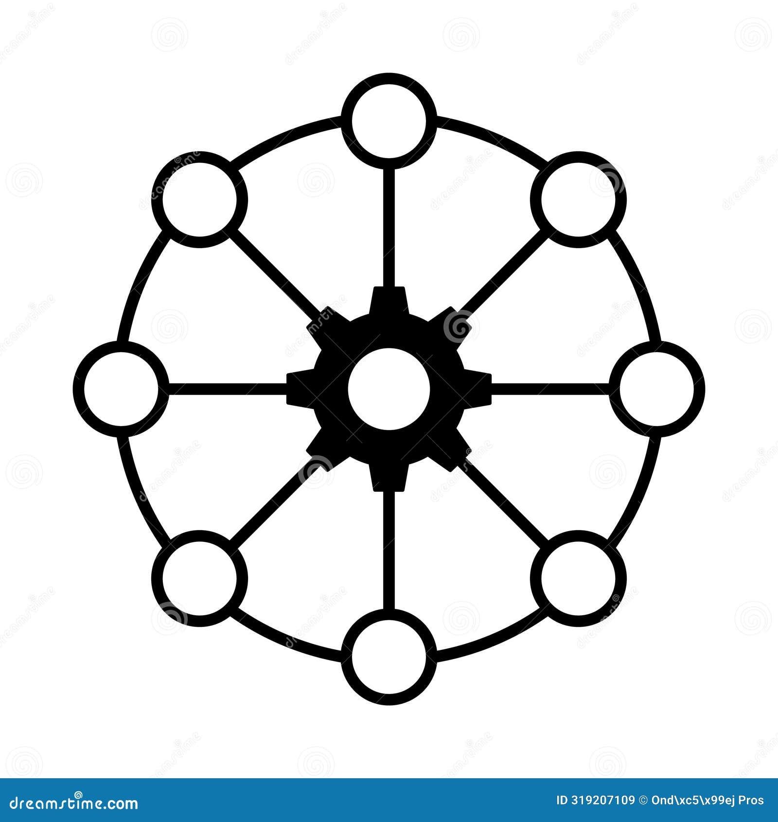 Multichannel Digital Design Icon, Omnichannel Flat Web Symbol, Internet ...