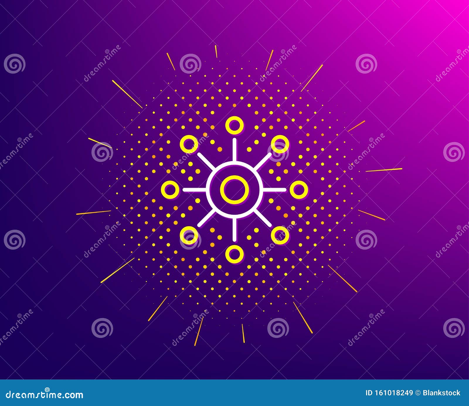 Multichannel Line Icon. Multitasking Sign. Vector Stock Vector ...