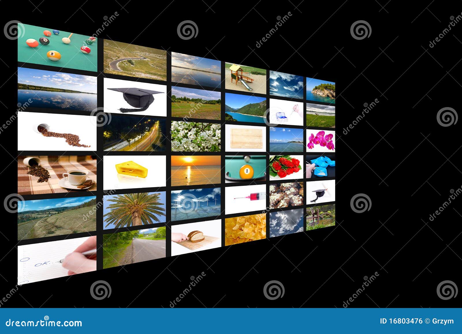 Multichannel Television Concept Stock Photo - Image of modern, digital ...