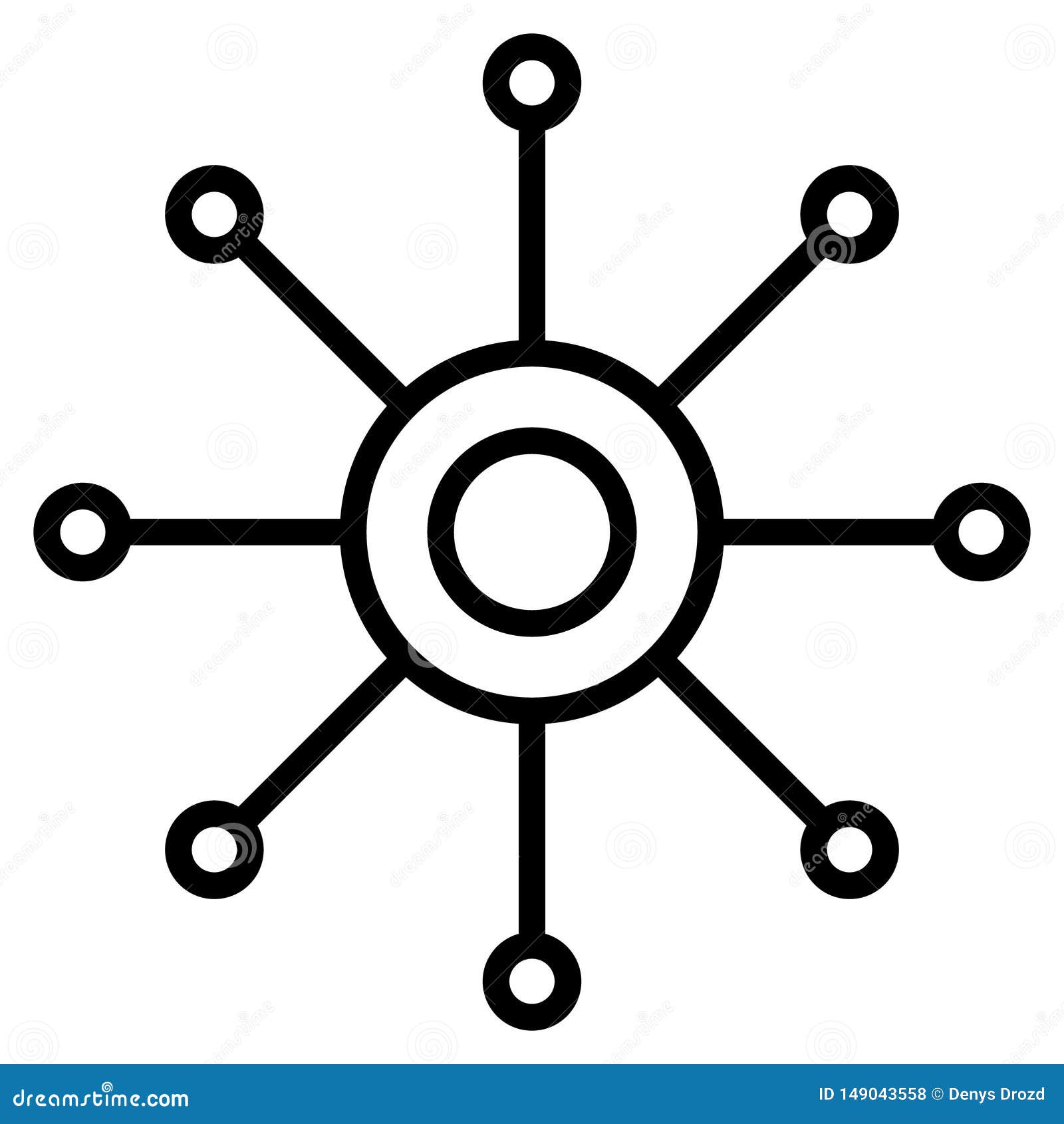 Multichannel Vector Icon. Multitasking Illustration Icon. Omnichannel ...