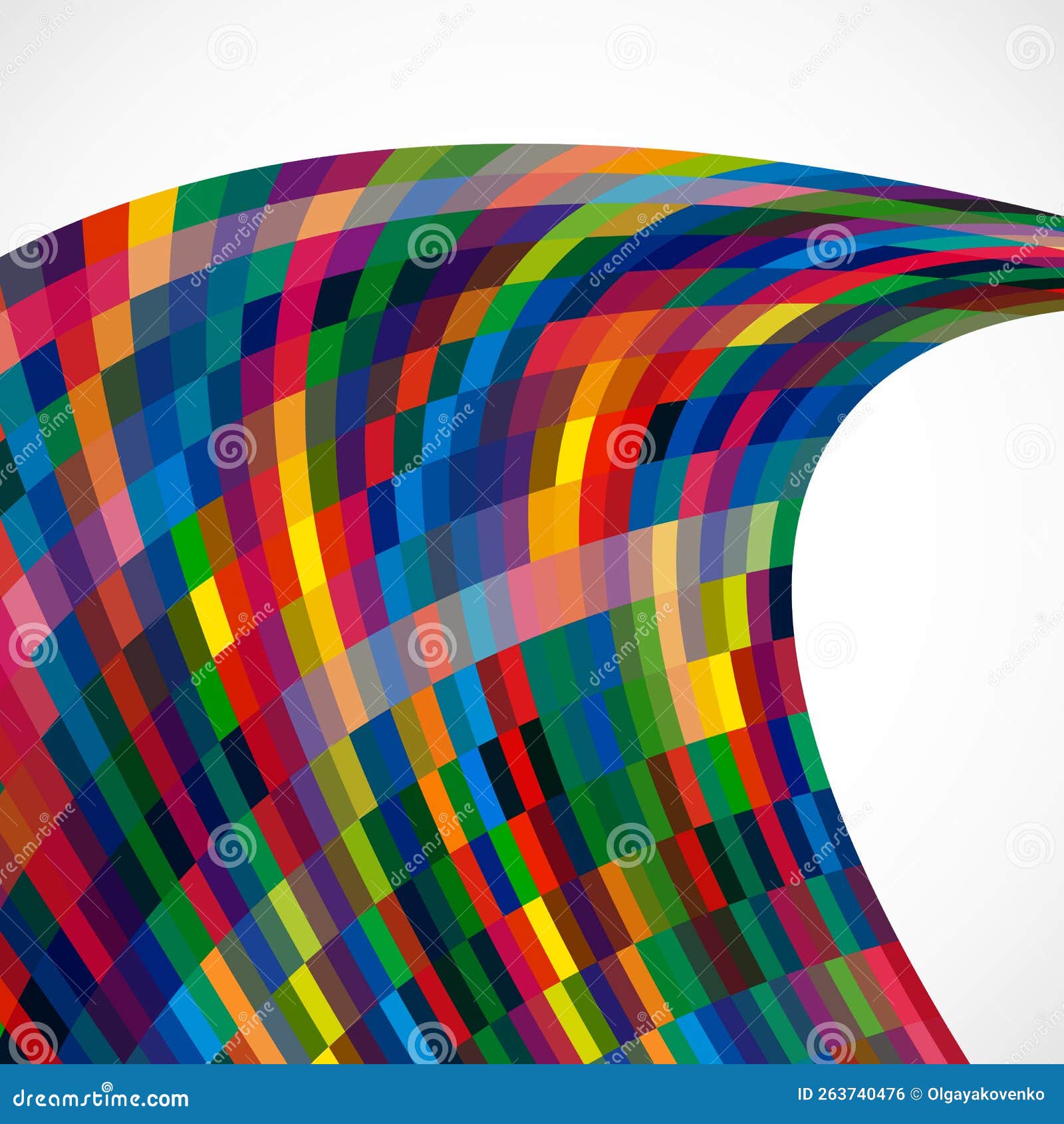 Multicolor Abstract Background with Bright Elements for Design. Stock ...