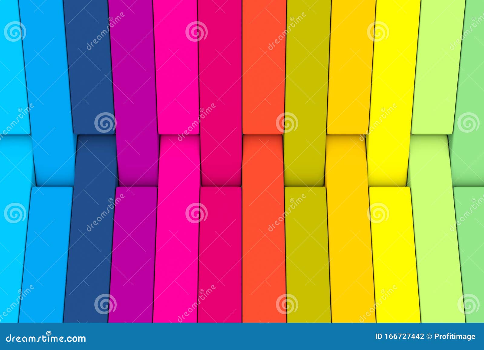 Multicolor Abstract Background with Cube and Box Stock Illustration ...