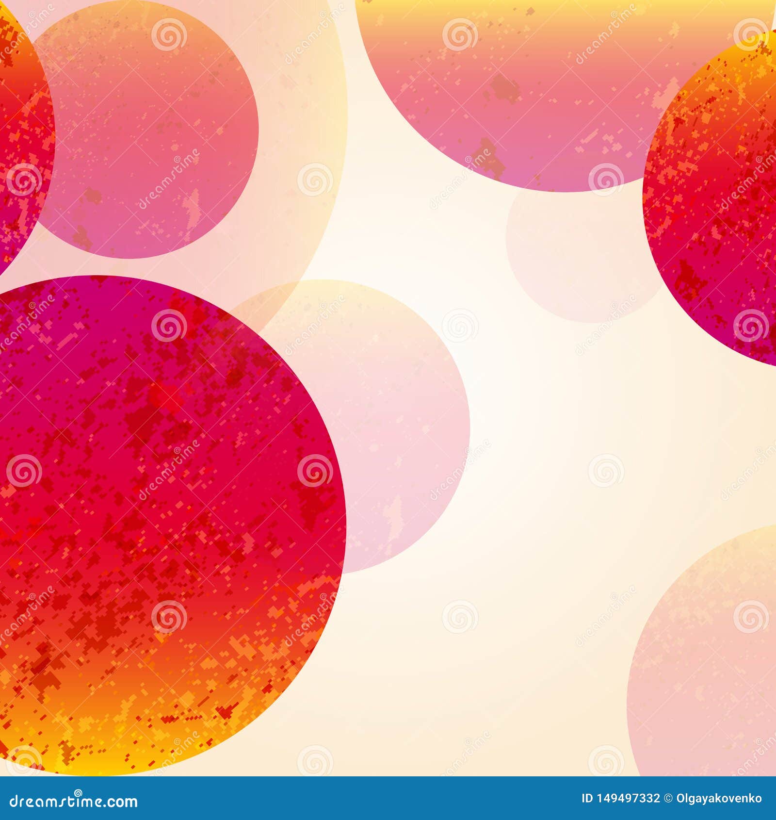 Multicolor Abstract Bright Background. Circles Elements for Design ...