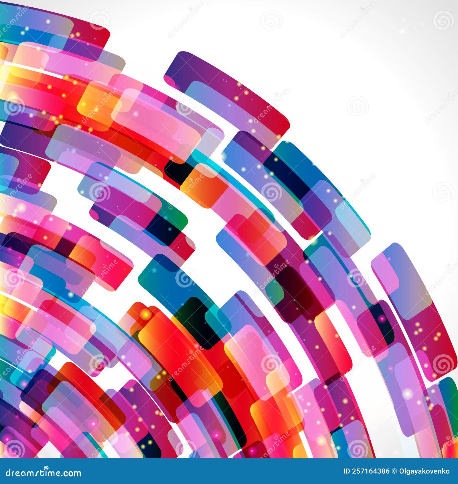 Multicolor Abstract Bright Background. Digital Graphic Stock Vector ...