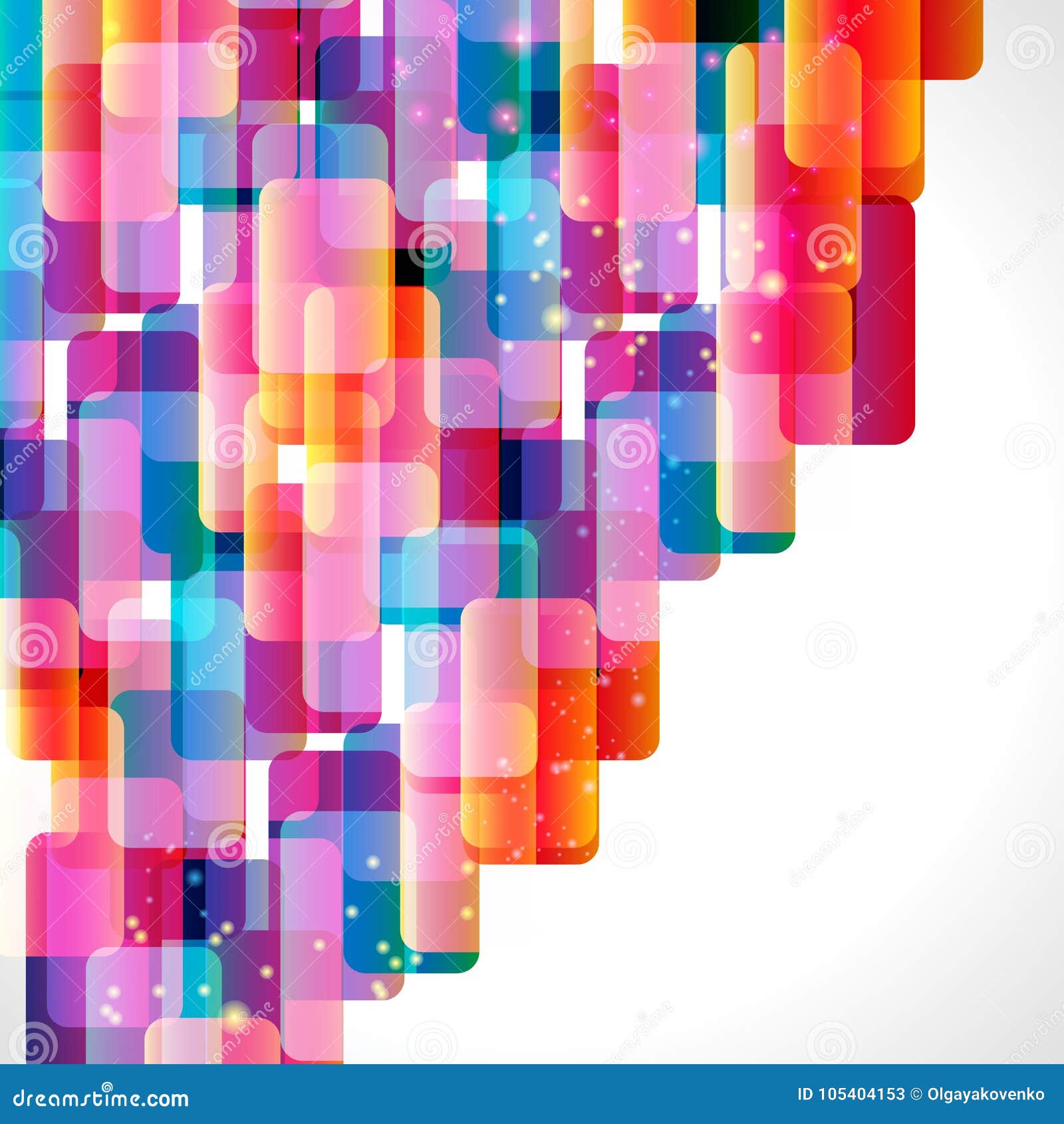 Multicolor Abstract Bright Background. Elements for Design Stock Vector ...